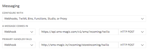 TPI Integration with Twilio - SMS-Magic Messaging Guides