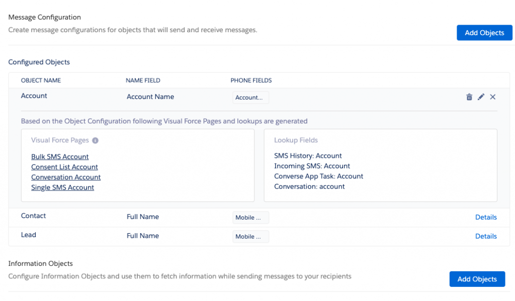 Message Configuration - SMS-Magic Salesforce Documentation