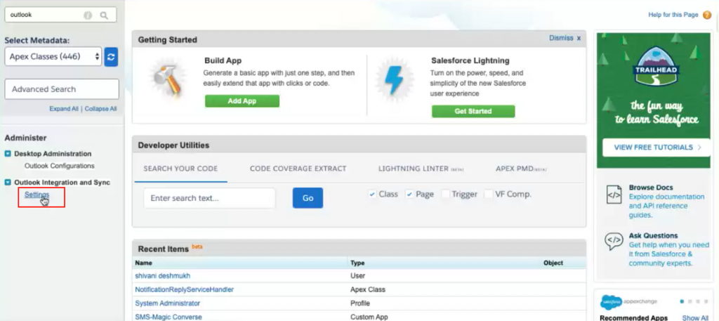 SMS-Magic App on Outlook - SMS-Magic Salesforce Documentation