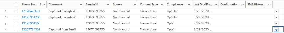 Create Consent Manually - SMS-Magic Salesforce Documentation