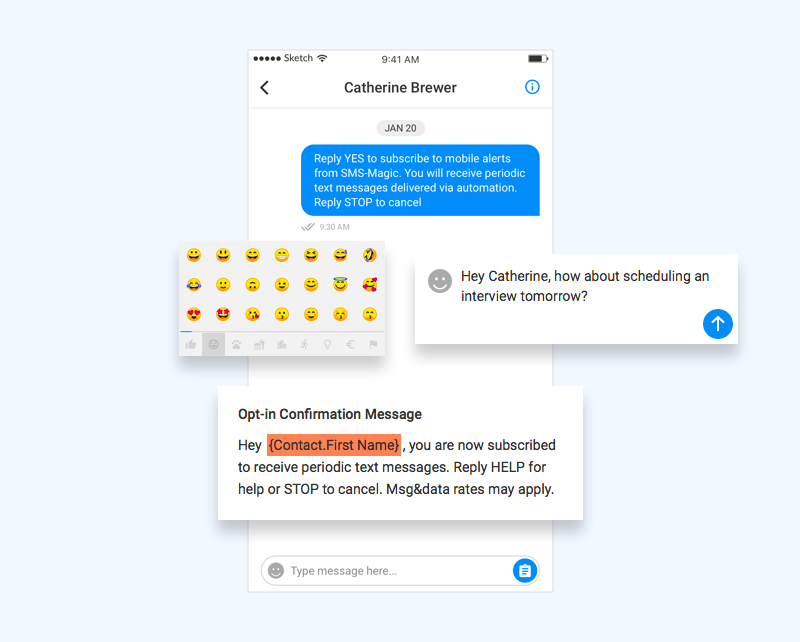 Conversation - SMS-Magic Salesforce Documentation