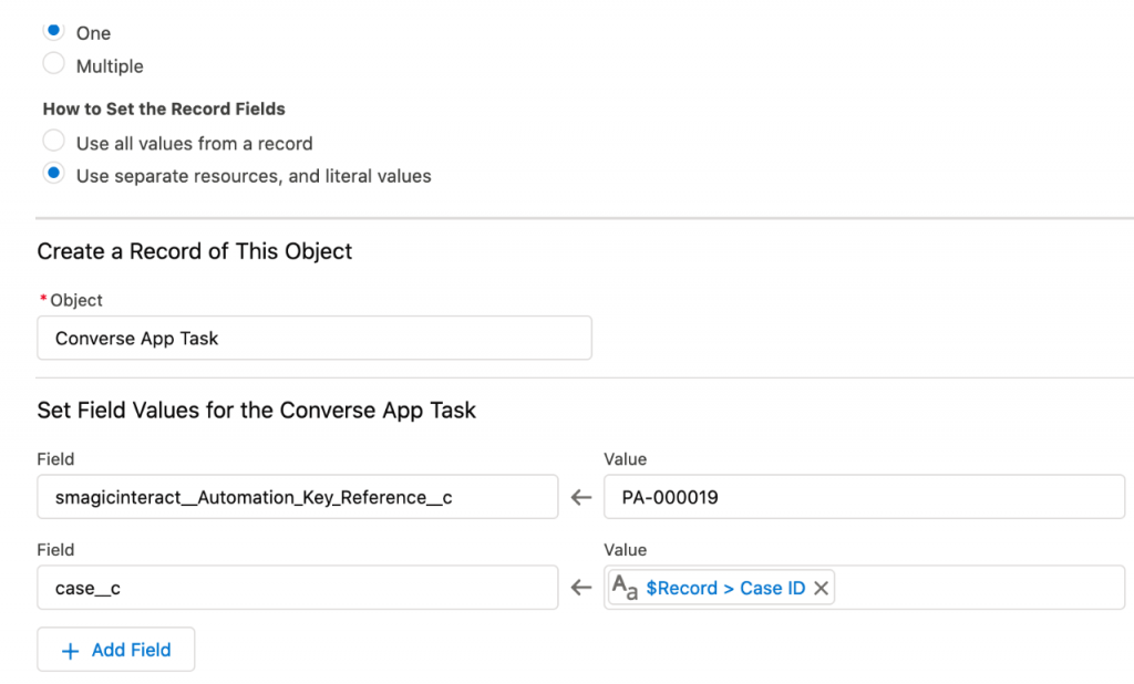 Trigger a Message Flow from Flows - SMS-Magic Salesforce Documentation
