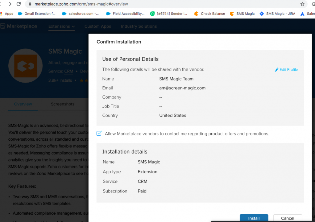Zoho CRM API v2.0 Migration Update - SMS-Magic Zoho Interact