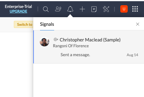 Incoming Message Notification - SMS-Magic Zoho Documentation