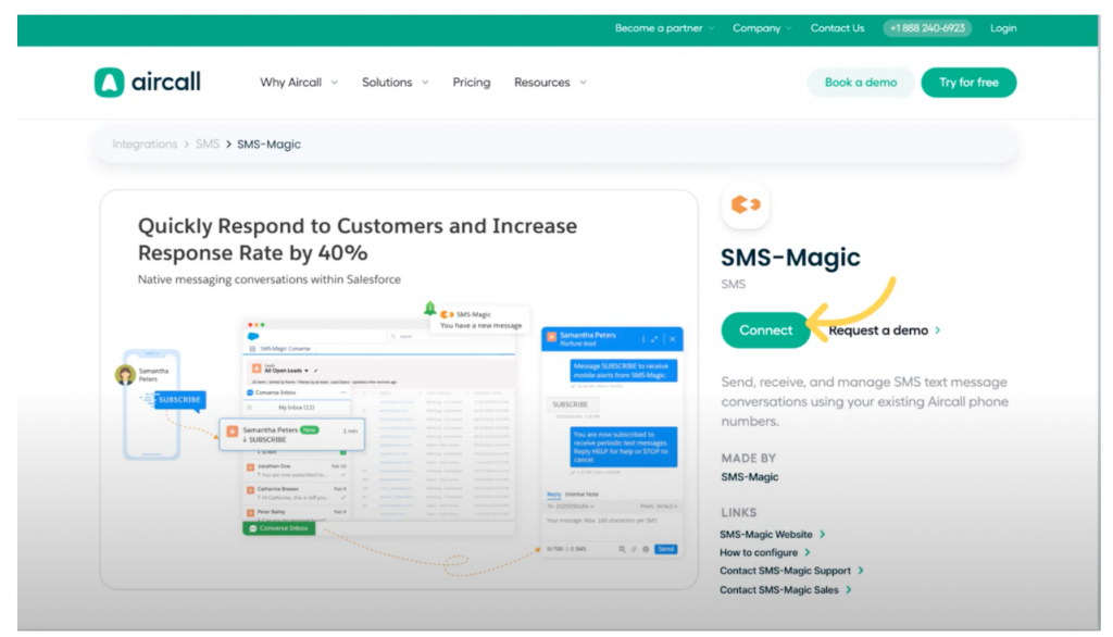 Getting Started (Integration and Connecting Numbers) - SMS-Magic Zoho Documentation